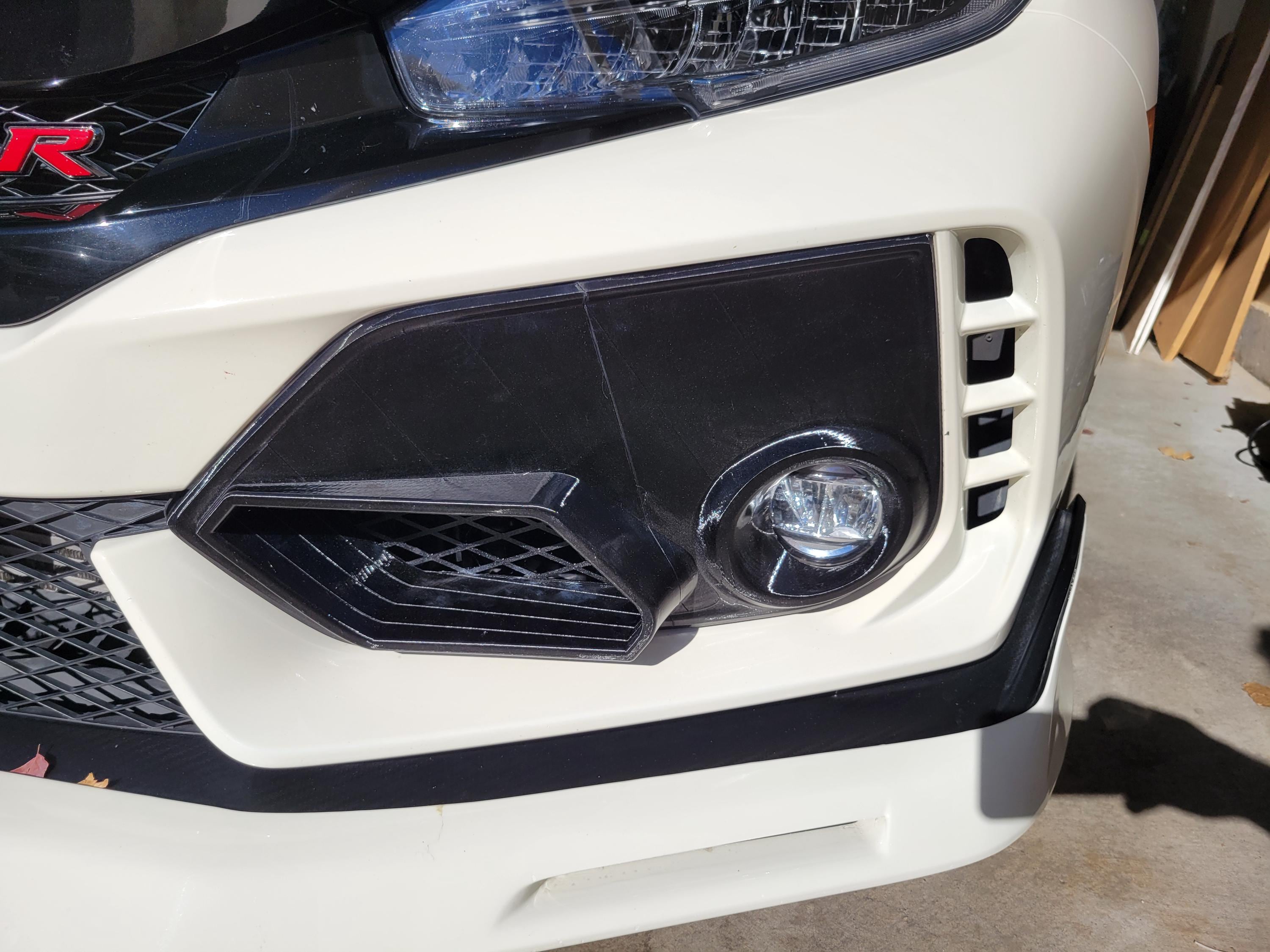 FK8 Civic Type R Gundam Intake FULL PANEL Replacement (3D Printable ...