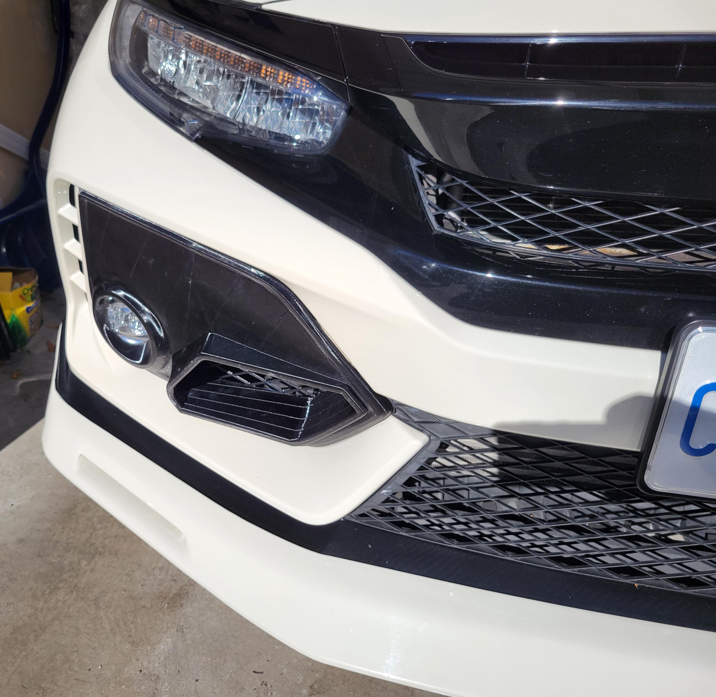 FK8 Civic Type R Gundam Intake FULL PANEL Replacement (3D Printable ...