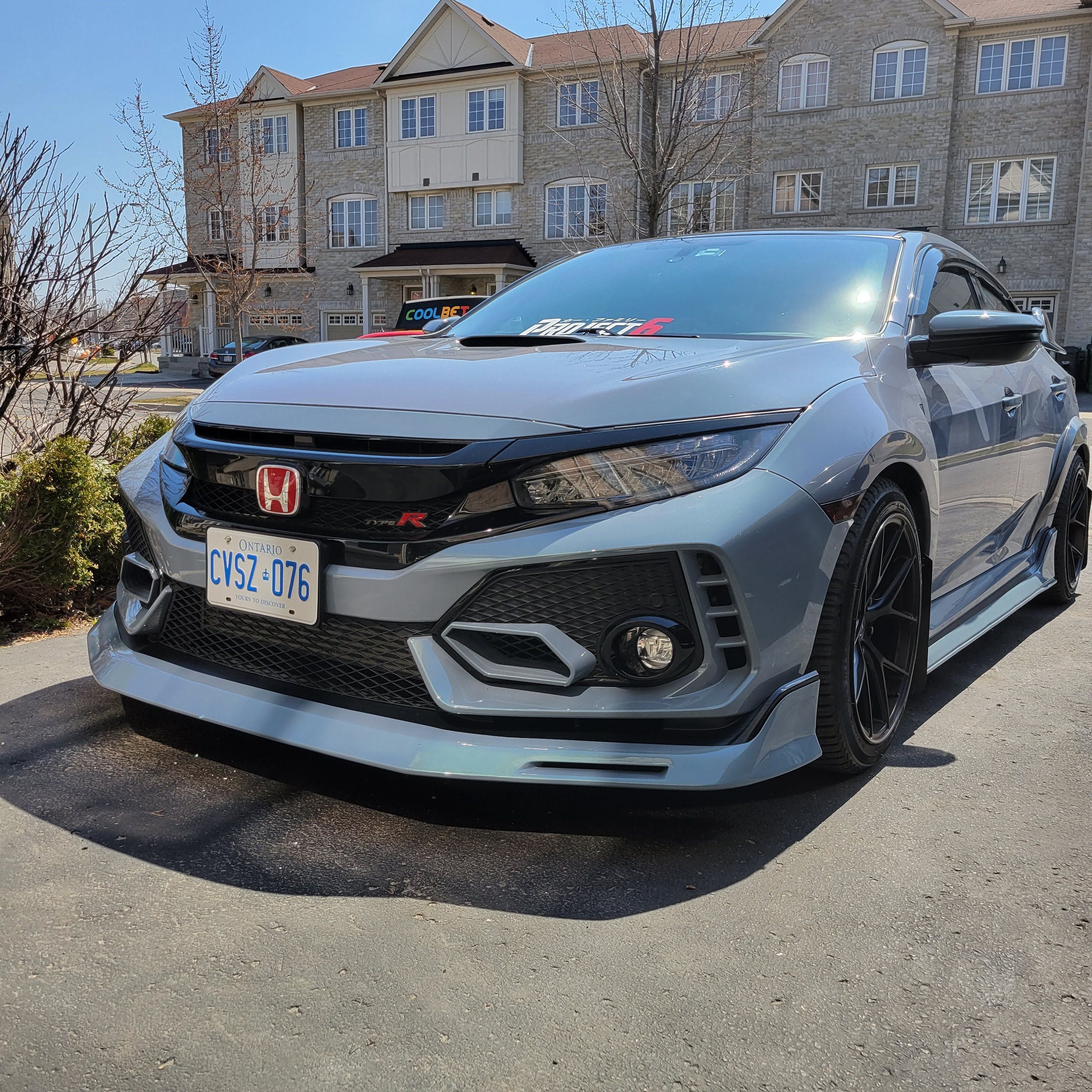 FK8 Front Lip V1 W/mounting Brackets 3d Printable Files JMJR FK8 Civic ...