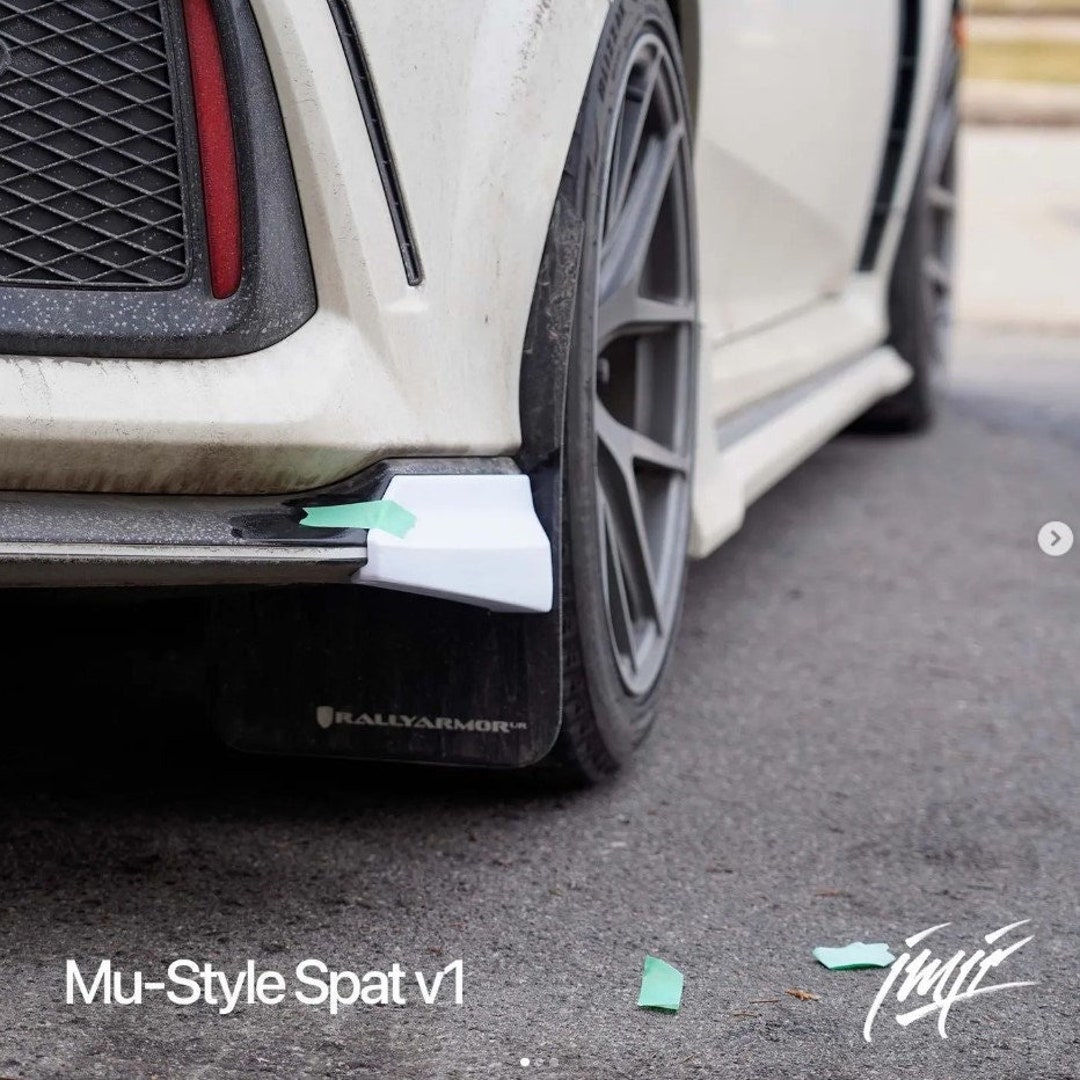 FK8 Rear Spats mu Style, 2 Versions, 3D Print Stls JMJR FK8 Civic Type ...