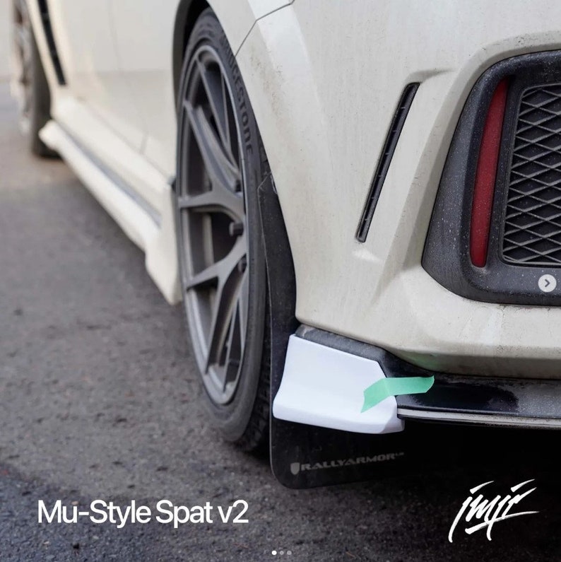 FK8 Rear Spats ("mu" Style, 2 Versions, 3D Print Stls) - JMJR FK8 Civic ...