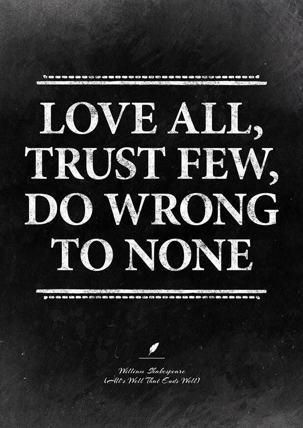 William Shakespeare Printable Poster. Inspirational Quotes. Life Quote ...