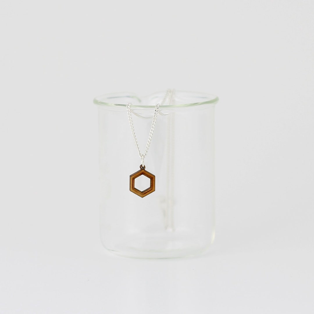 Benzene Molecule Necklace - Etsy