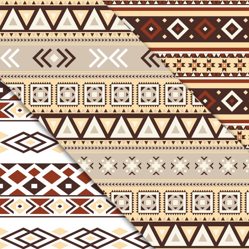 INSTANT DOWNLOAD "tribal IV Digital Papers" 12x12 Sheets 300 Dpi ...