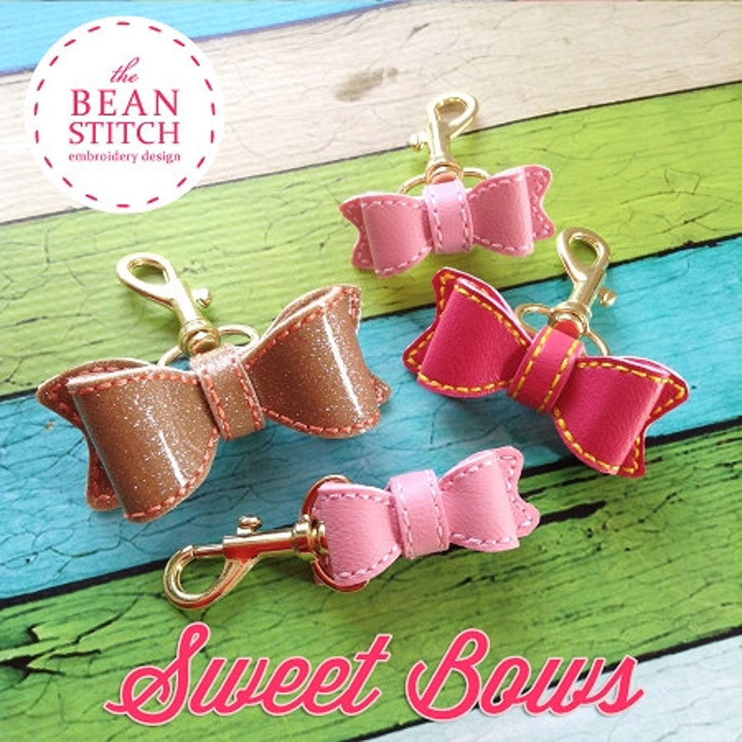 Embroidery Machine Download Design File - Sweet Bows! - THREE Sizes ...