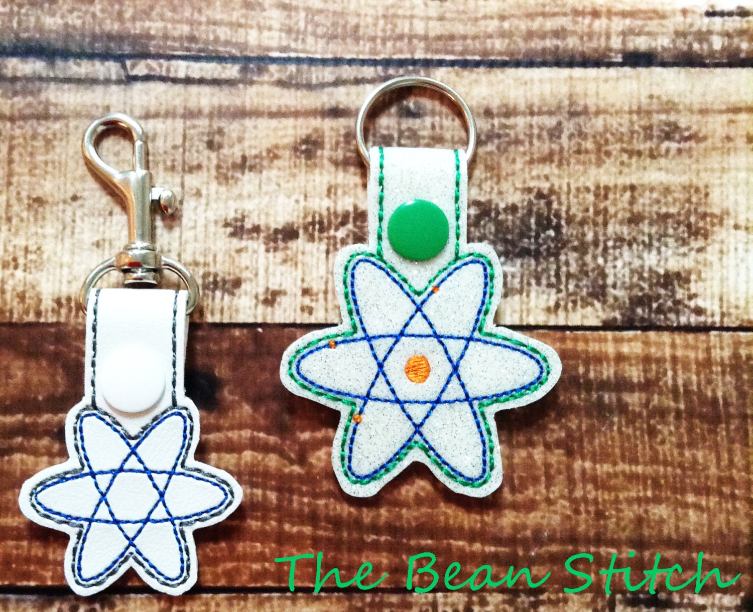 Embroidery Machine Download Design File BOOM Science Atom - Etsy