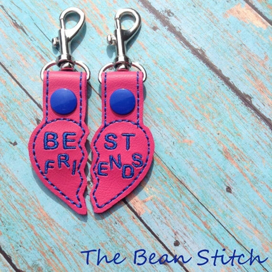 Embroidery Machine Download Design File - Best Friends Heart - 2 Pieces ...