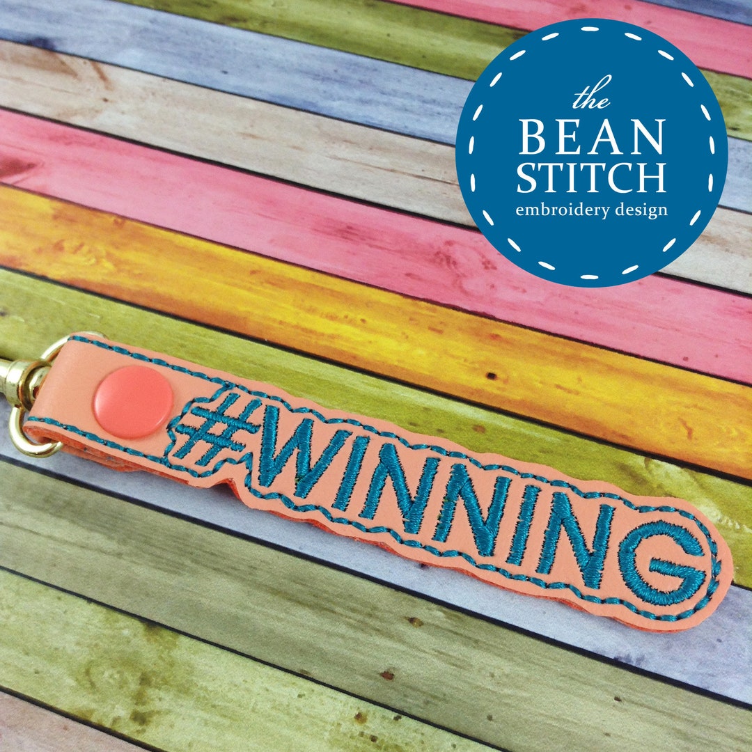 Hashtag WINNING Embroidery Machine Download Design File - Etsy