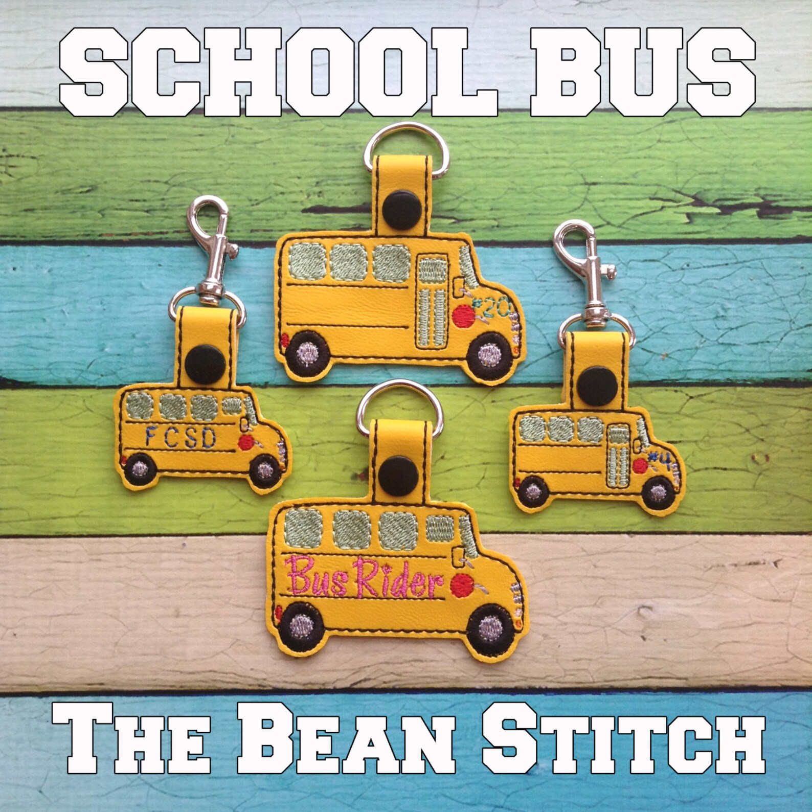 Embroidery Machine Download Design File School Bus | Etsy