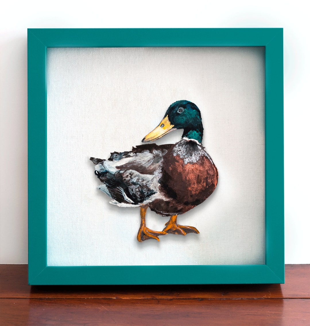 Game Birds Shadowbox / Hunting Themed Wall Art / Mallard Duck Nursery ...