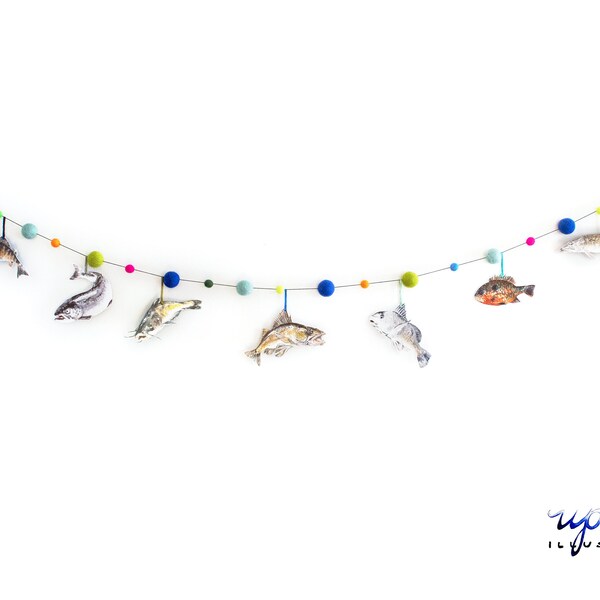 Fish Bunting - Etsy