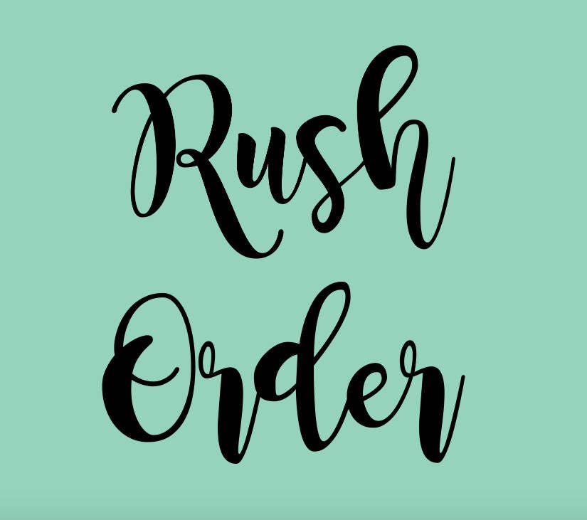 Rush Order Prioritise My Order Expedited Order Processing - Etsy UK