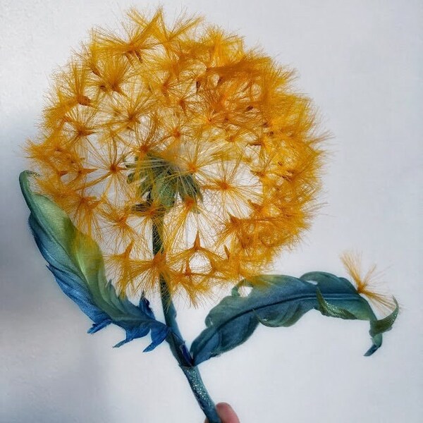 Dandelion Brooch - Etsy