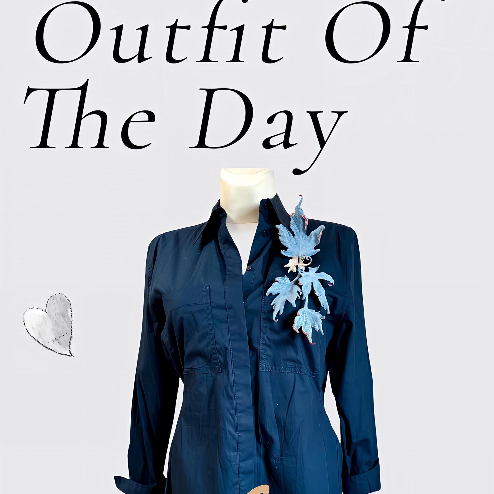 Unique Handmade Denim Maple Leaf Brooch on Branch, Versatile Jeans ...