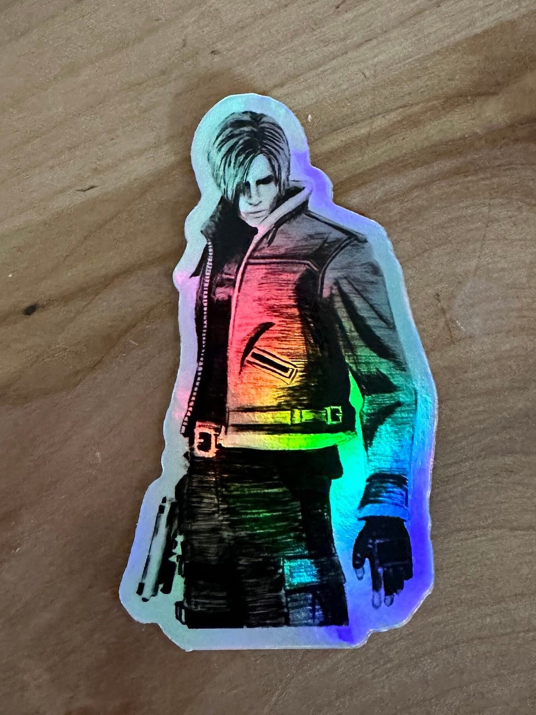 Resident Evil 4 Leon Sticker - Etsy