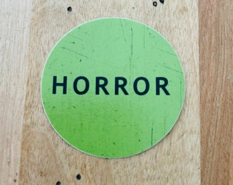 Horror Vhs Label - Etsy