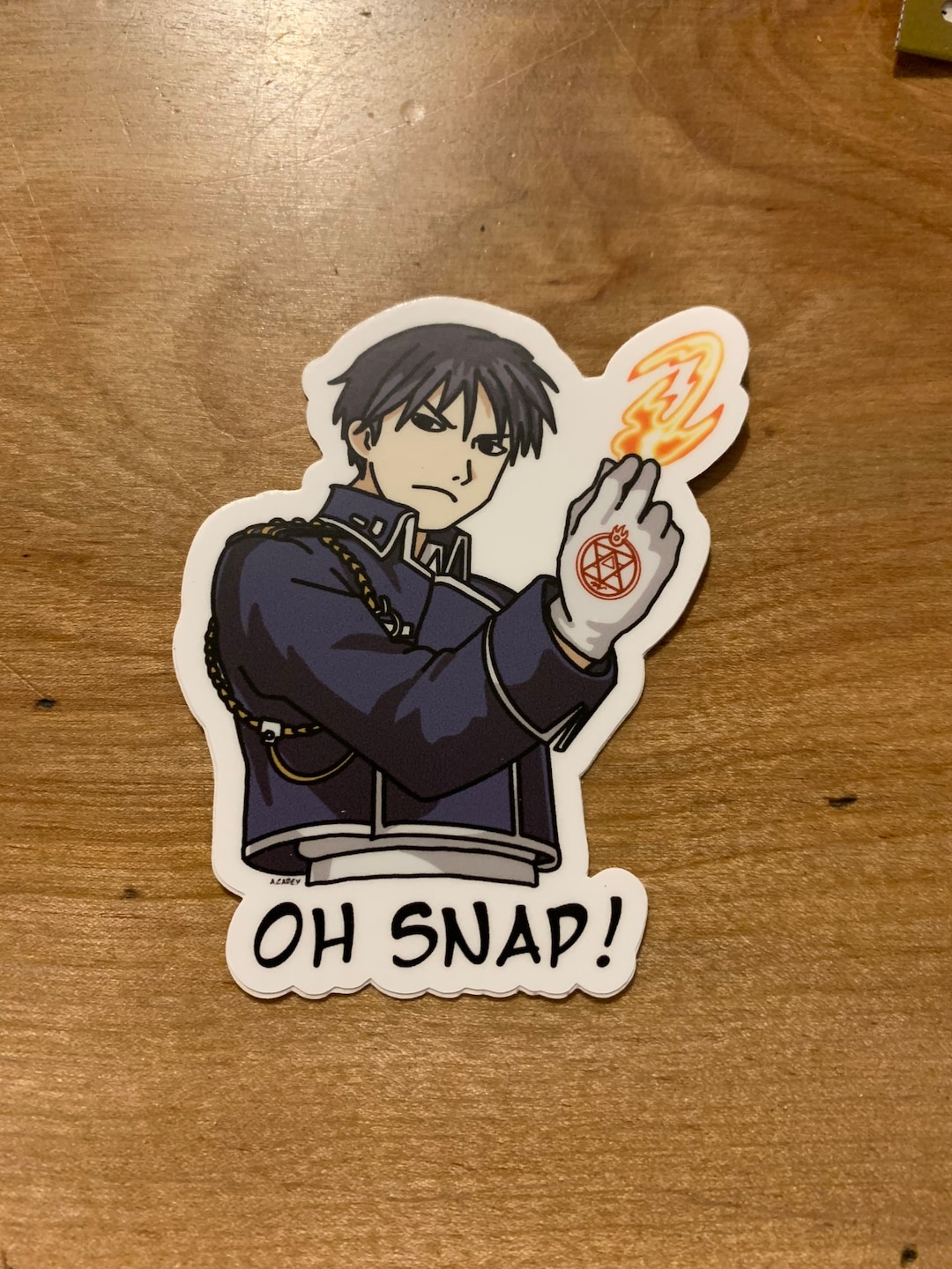 Col. Mustang Inspired FMA Sticker - Etsy