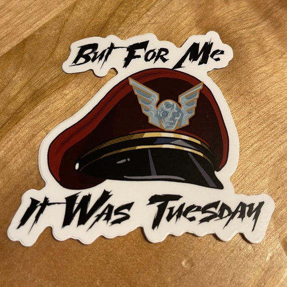 Street Fighter the Movie M.bison Inspired Sticker | Etsy