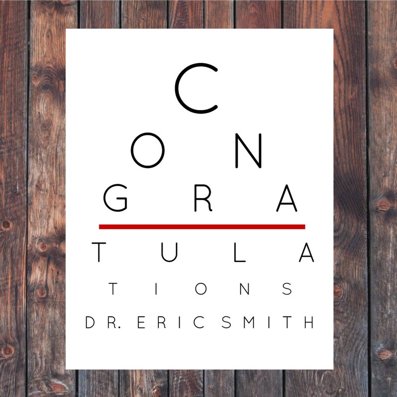 Eye Chart Custom - Etsy