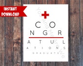 Instant Download: Printable Eye Chart Red Cross Medical Party - Etsy
