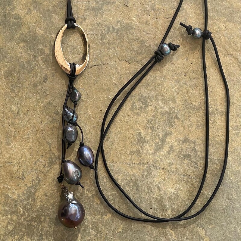 Leather Lariat - Etsy