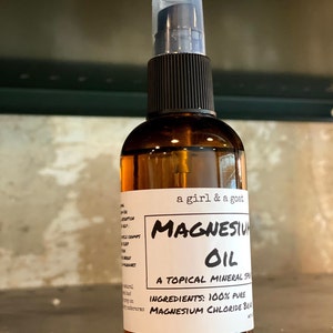 Magnesium Oil in a Convenient 4 Oz Spray Bottle - Etsy