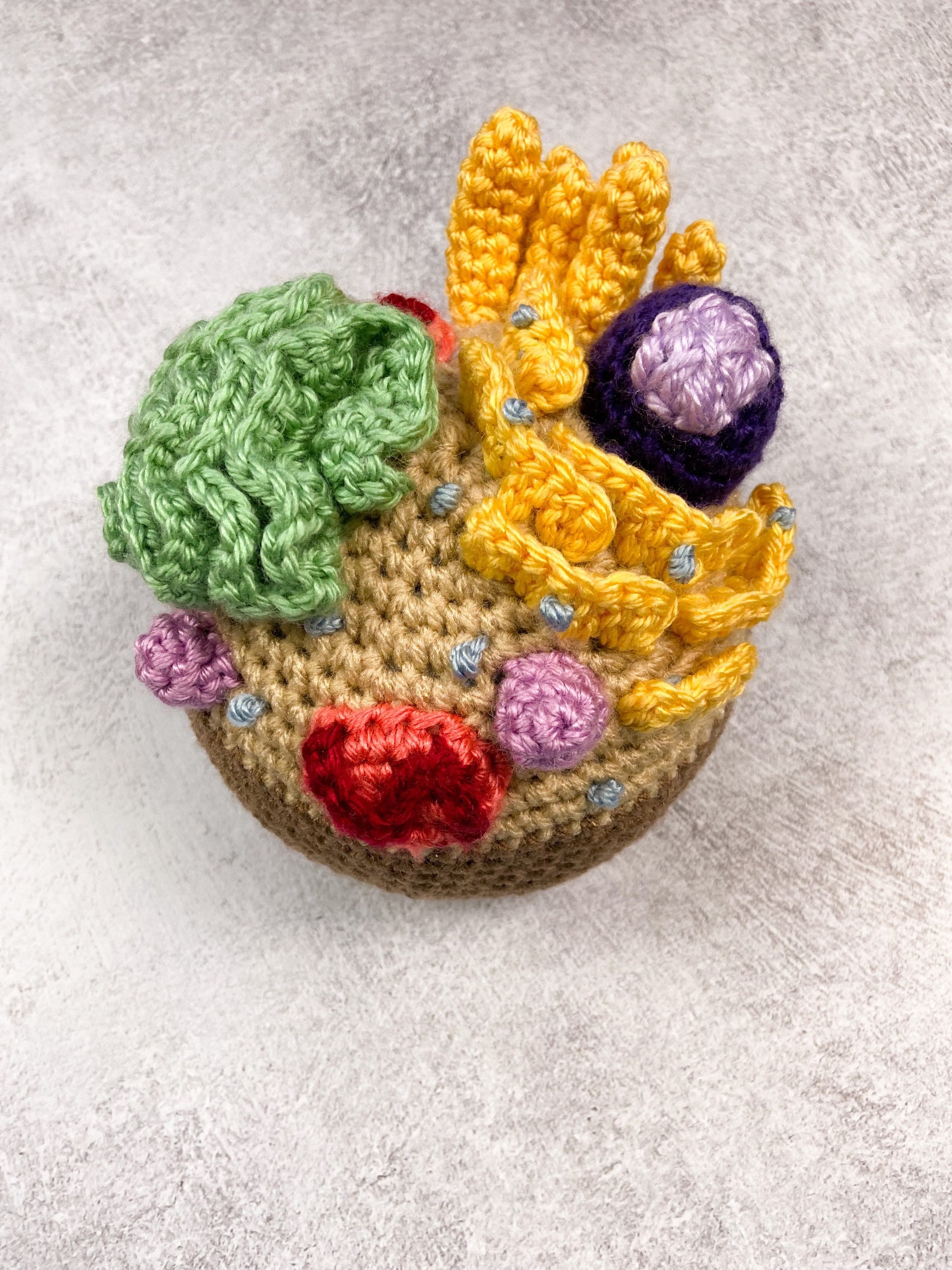Crochet Eukaryotic Cell Pattern PDF PATTERN Crochet Science - Etsy