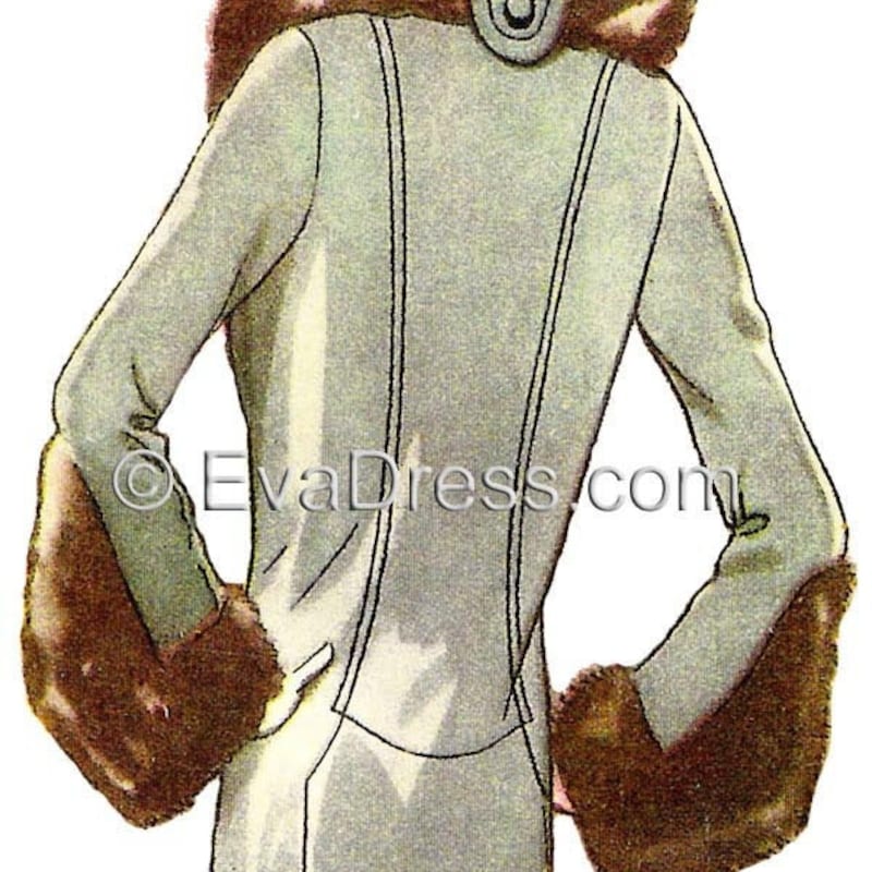 Fur Coat Pattern - Etsy