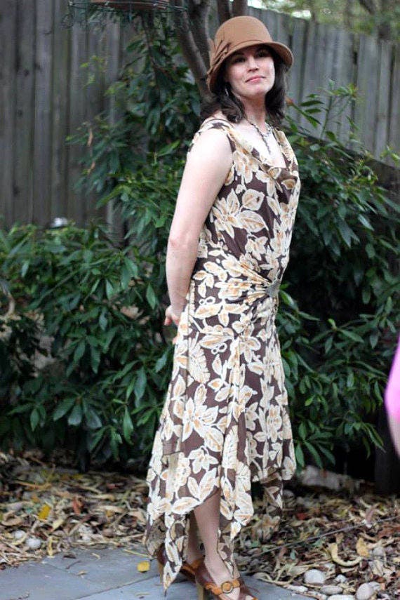 1929 Evening Frock DIGITAL PATTERN Set C by Evadress | Etsy