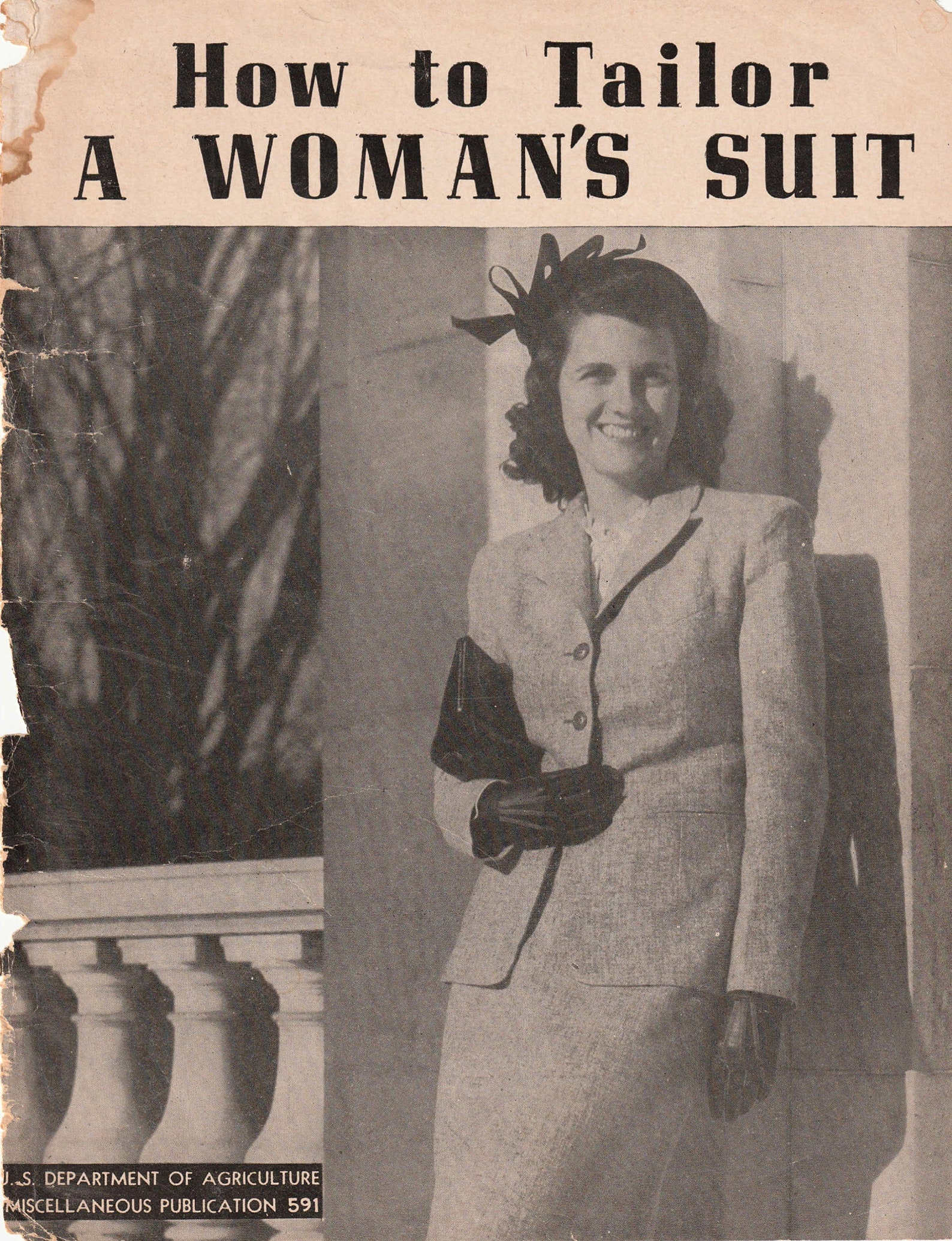 1946 How to Tailor a Woman's Suit Magazine by U.S. Dept. of Agriculture ...