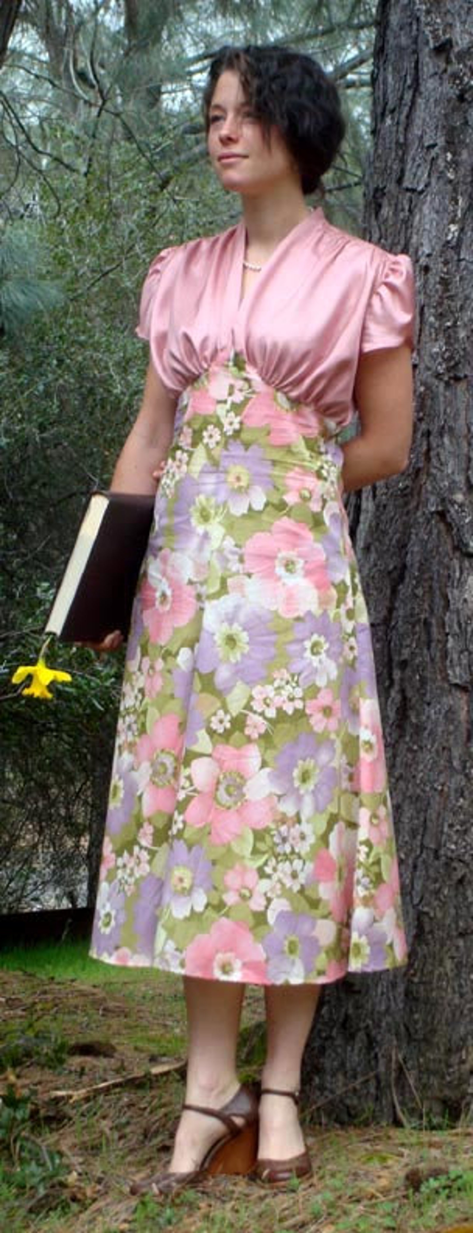 1938 Day or Evening Dress Pattern, DIGITAL PATTERN 40" to 46" Bust by ...