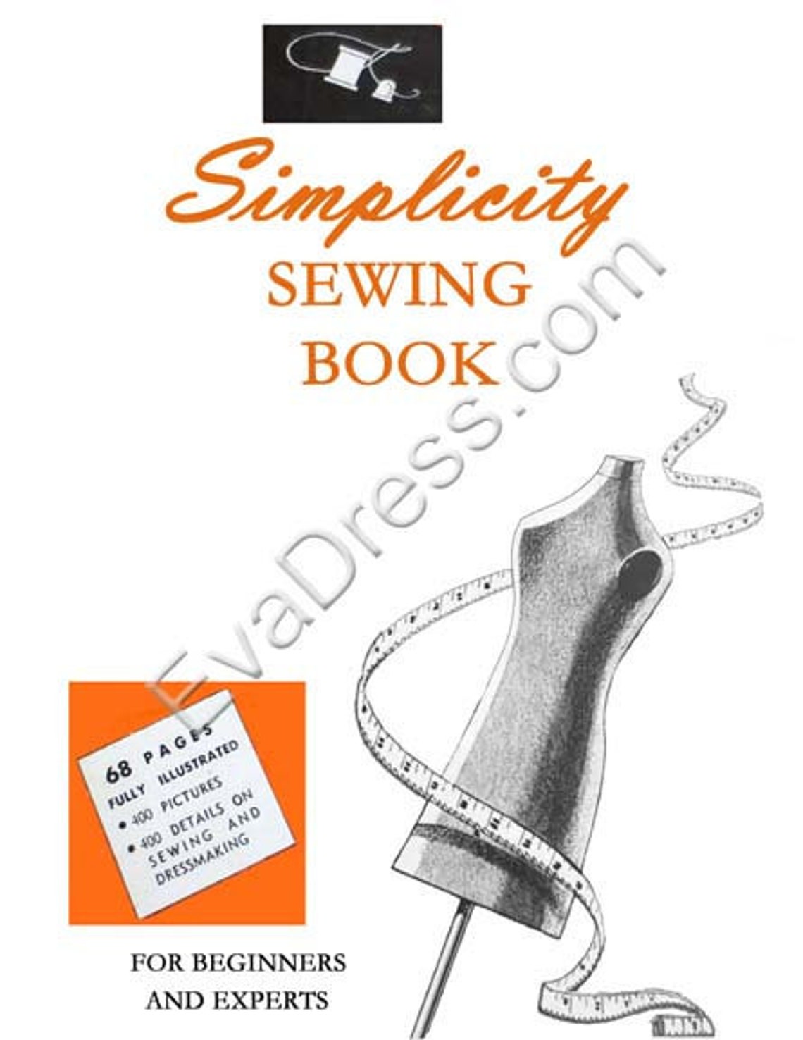 1945 Simplicity Sewing Book, Reproduction by Evadress - Etsy