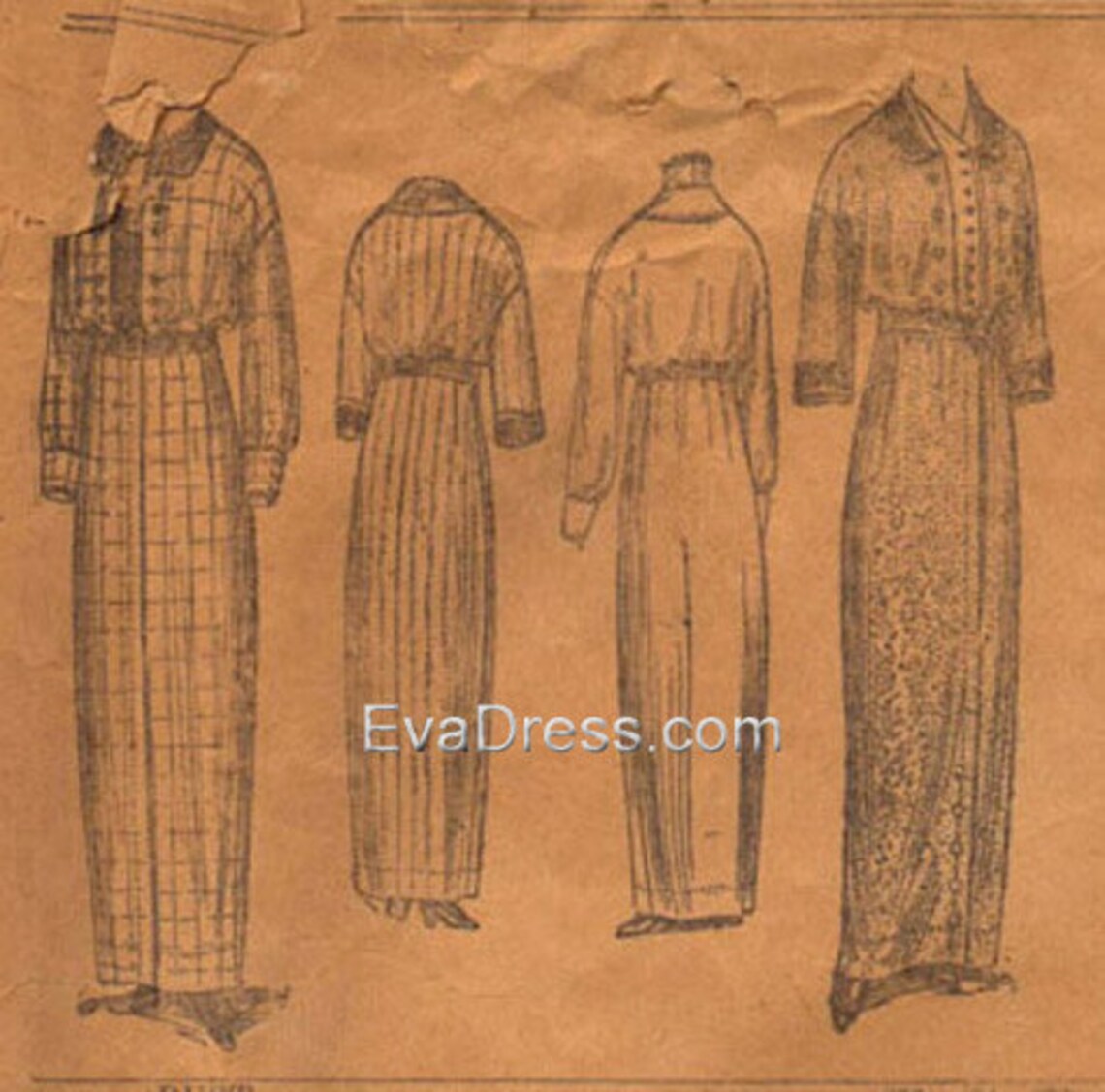 1912 Dresses Pattern by Evadress - Etsy