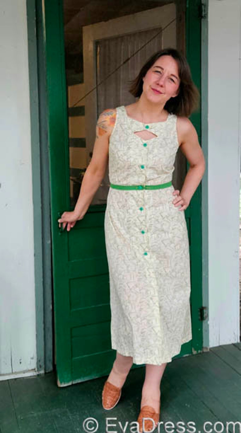 1935 Beach Dress Pattern by Evadress - Etsy