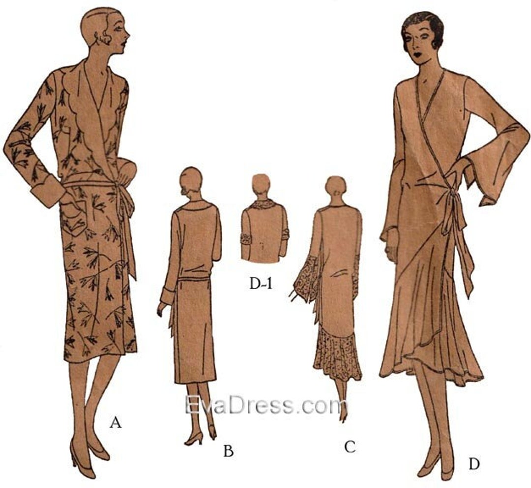 1930 Négligée Pattern by Evadress - Etsy