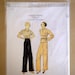 1947 Two-piece Suit New-look Inspired Pattern by Evadress - Etsy