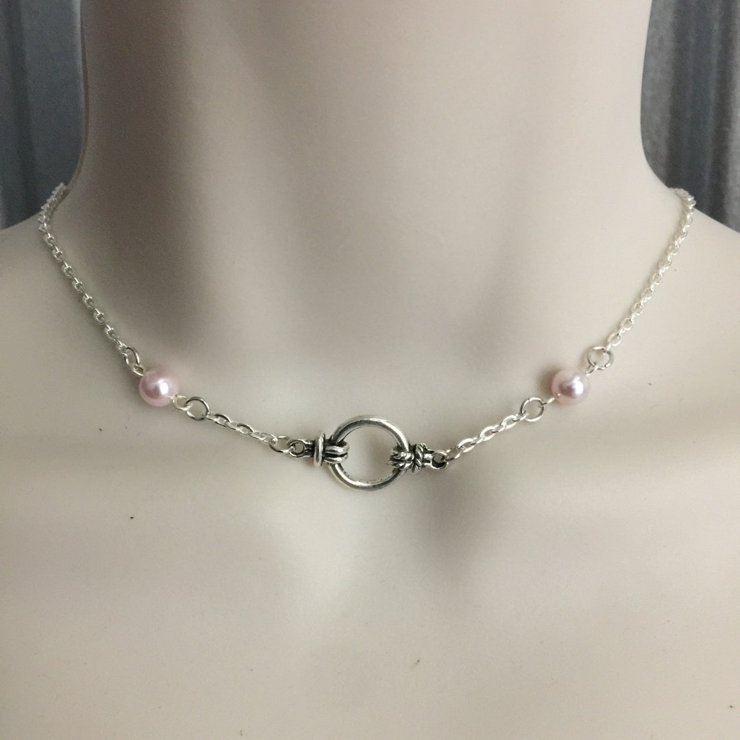 Original Stainless Steel Chain & Silver Plated O Ring Pendant W/choice ...