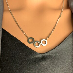 Discreet Public Day Collar Submissive Original Choker Trio Triple ...