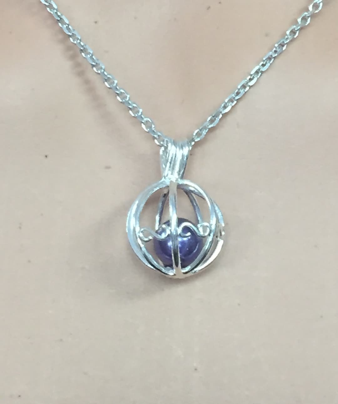 Caged Blue Balls Cock Cage Mistress Cuckold Keyholder Sterling Silver ...