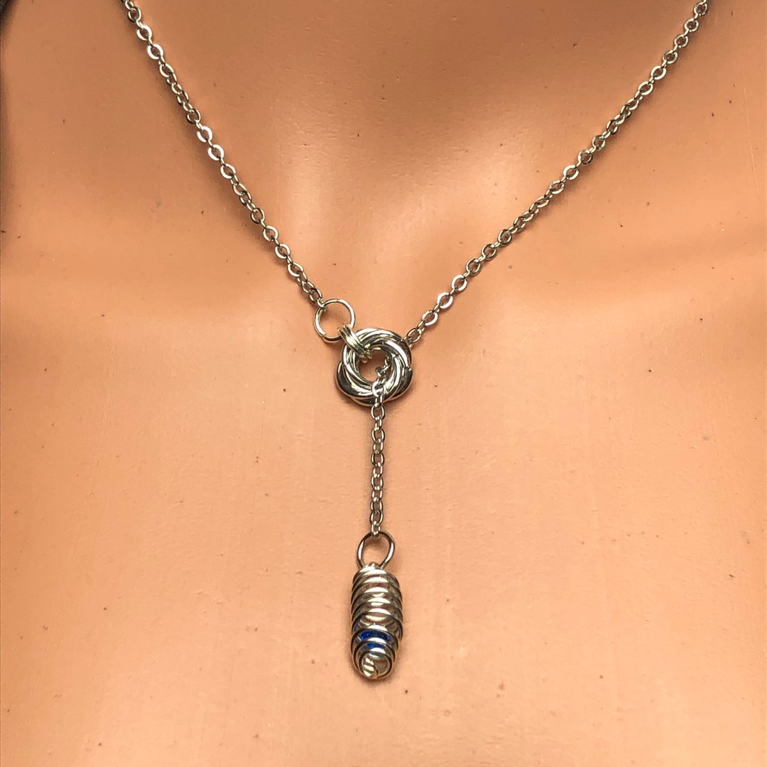 Male Chastity Original Wire Wrapped Cock Cage Mistress Silver Stainless ...