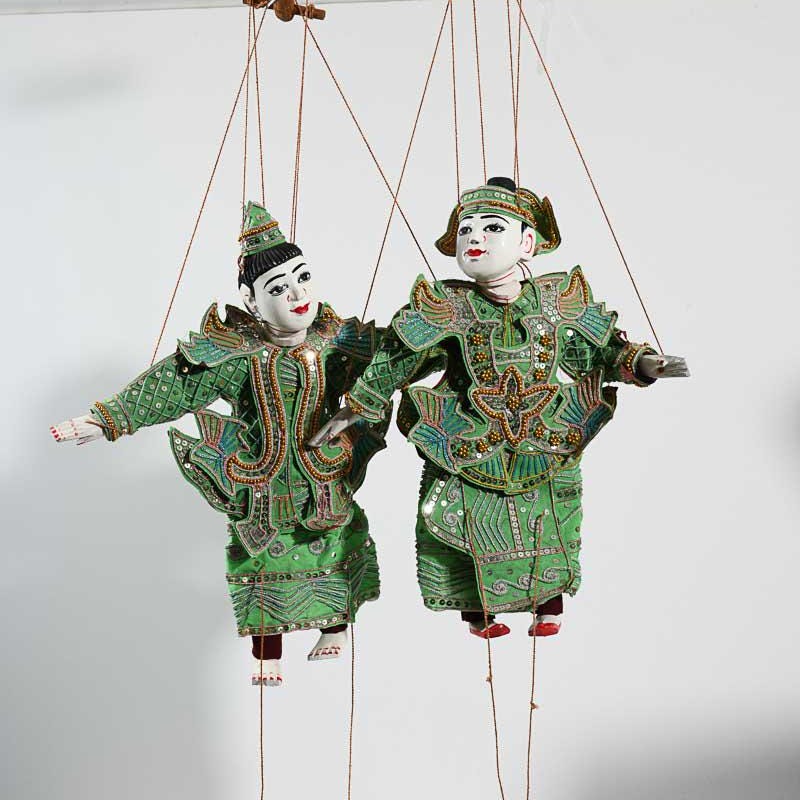 Wooden Marionette Puppets - Etsy
