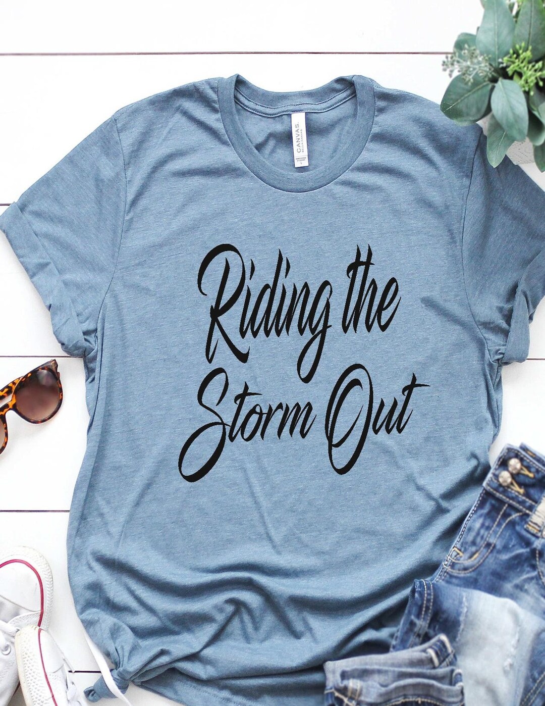 Riding the Storm Out Shirt | Life Shirt | Divorce Shirt| Inflation Tee ...