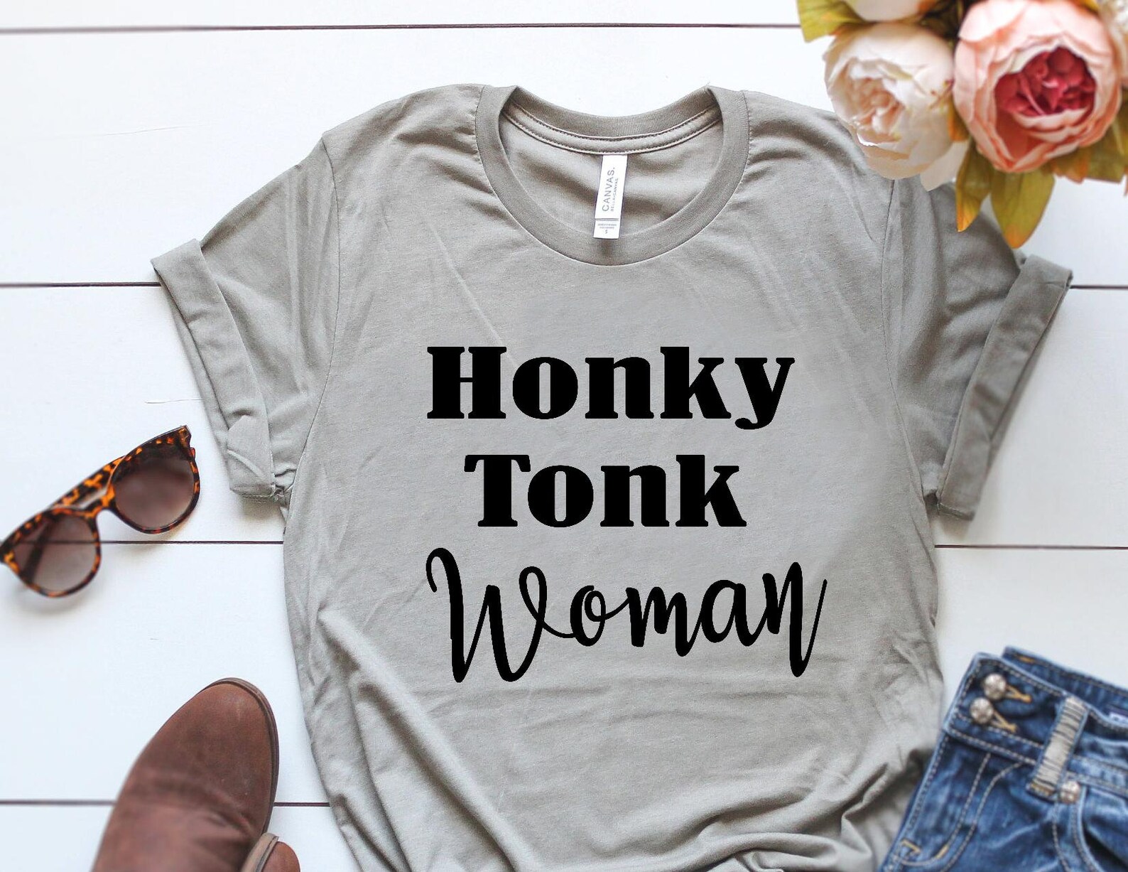 Honky Tonk Woman Shirt Nightclub Shirts Beer Drinking | Etsy