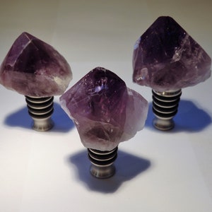 Amethyst "point" Wine Stopper - Sold Individually -- Gemstone Wine ...
