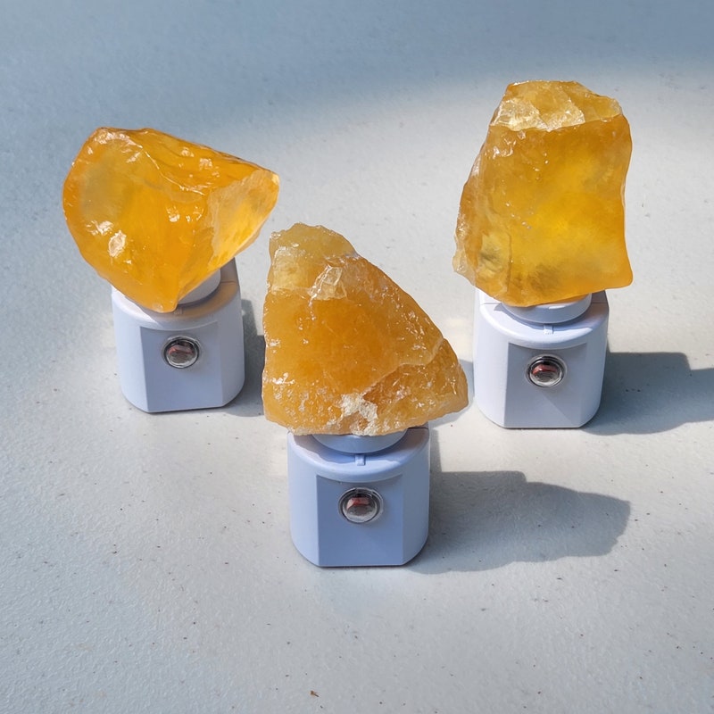 Raw Crystal Night Lights - Etsy