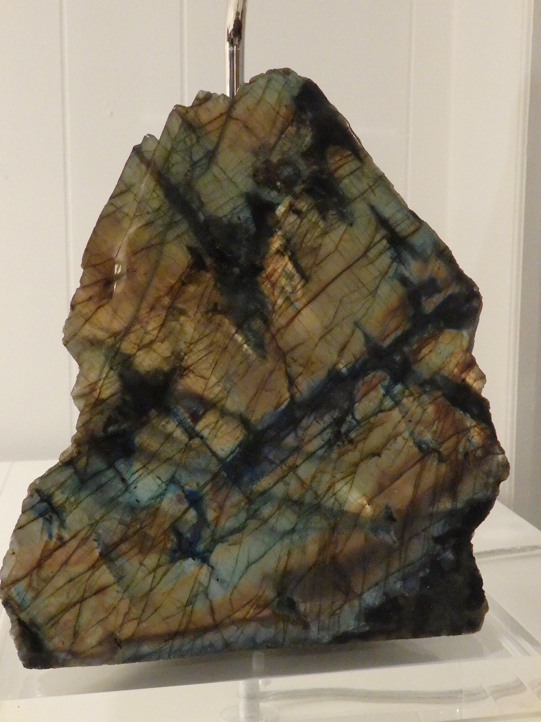 Labradorite spectrolite Rock Crystal Designer Lamp | Etsy