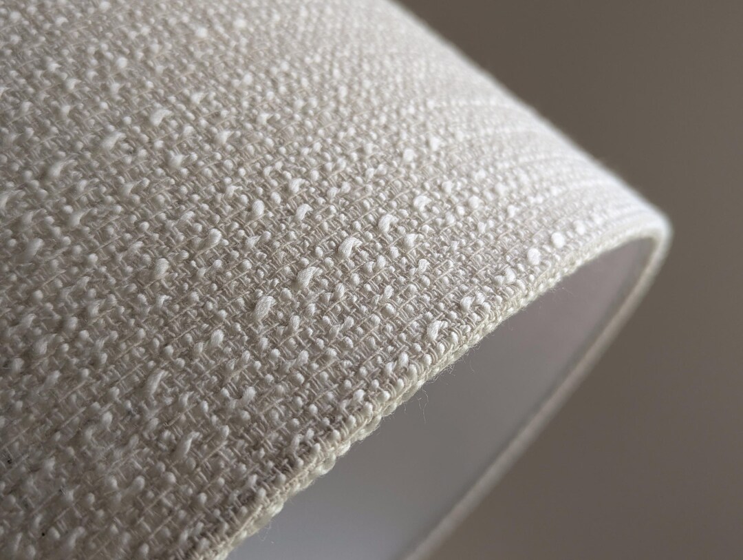 Midcentury Modern Boucle Lamp Shade: Skip Stitch, Custom Size - Etsy