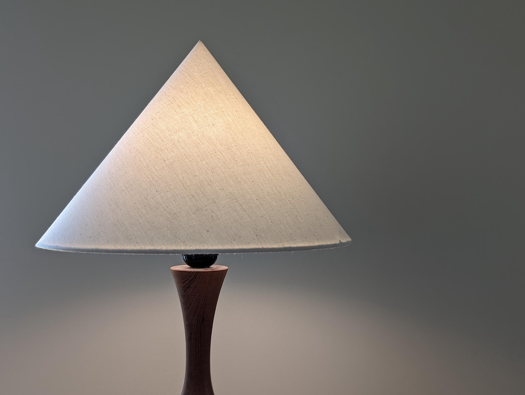 Cone Lamp Shade: Tapered Conical Lampshade for Contemporary or Vintage ...