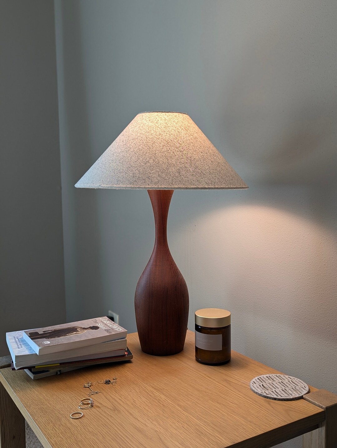 Coolie Lamp Shade | Tapered Lamp Shade | Coolie Shade | 1930s Lamp ...