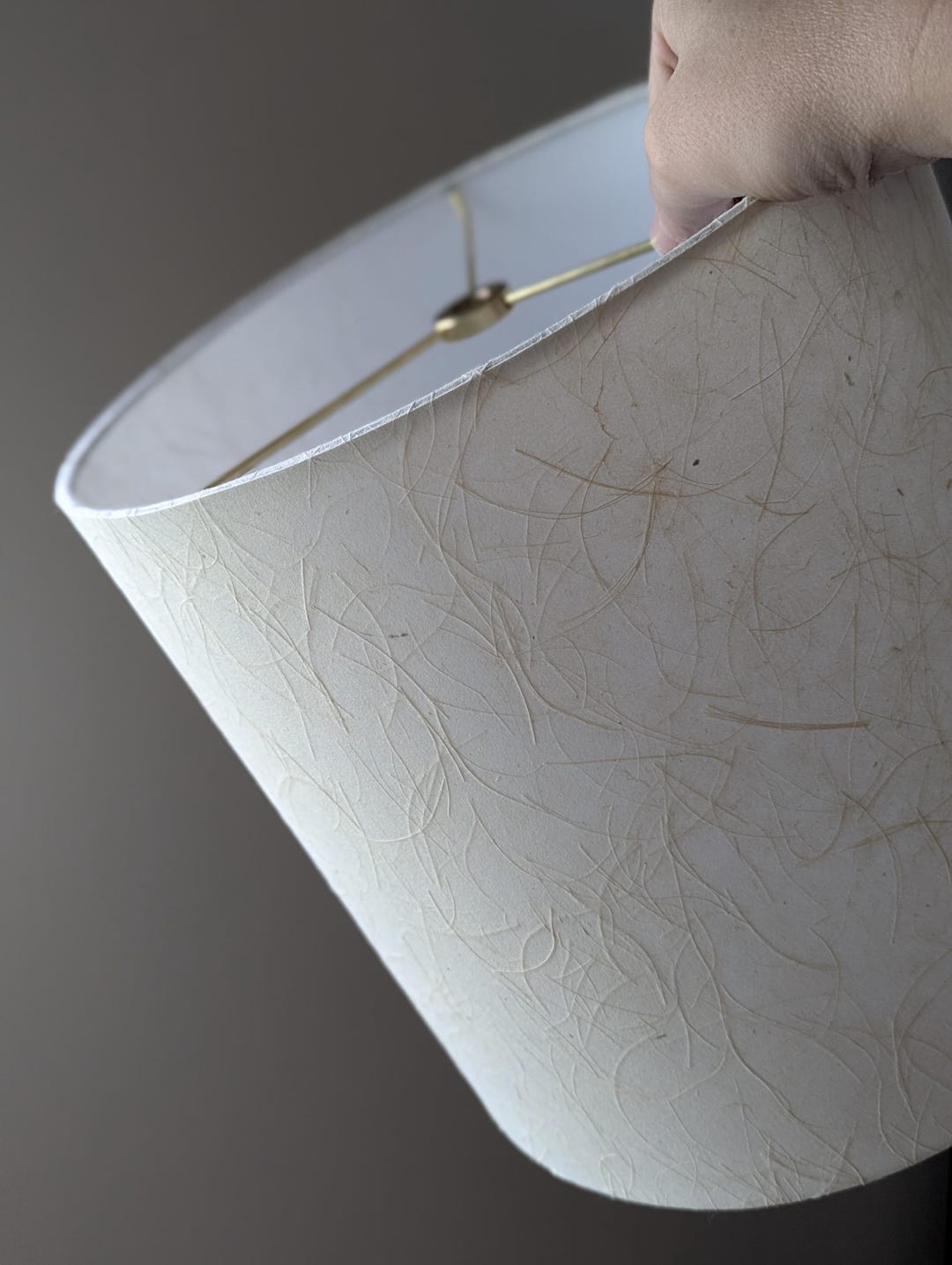 Modern Paper Lamp Shade of Mulberry Paper in Natural | Washi Paper Lamp ...